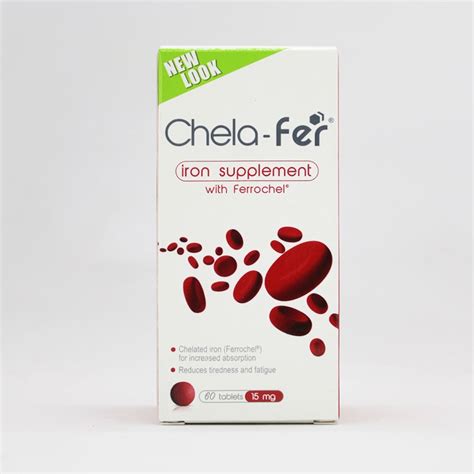 Chela Fer 15mg 60s Oobameds Phamarcy