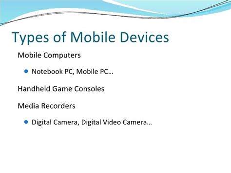 Mobile Devices Ppt