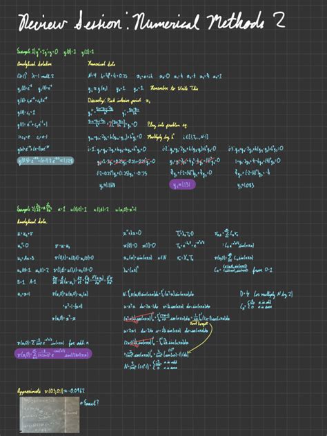 Review Session Numerical Methods 2 Pdf