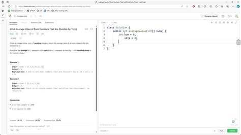 Leetcode 2455 Average Value Of Even Numbers That Are Divisible By