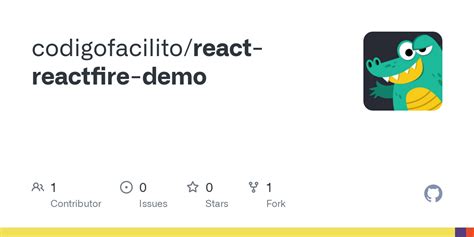 Github Codigofacilitoreact Reactfire Demo