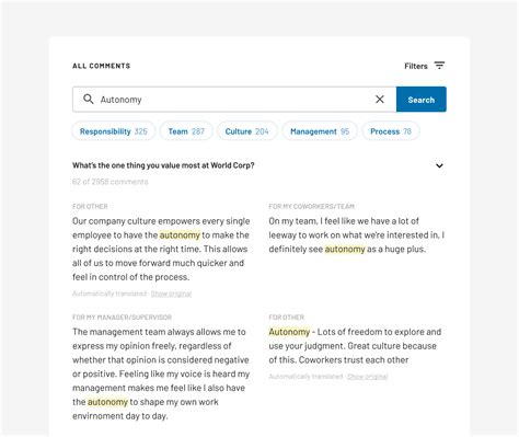 Comment Analytics And Search By Autumn Coyle For Humu On Dribbble