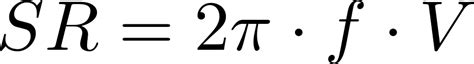 Slew Rate Electronics Basictables