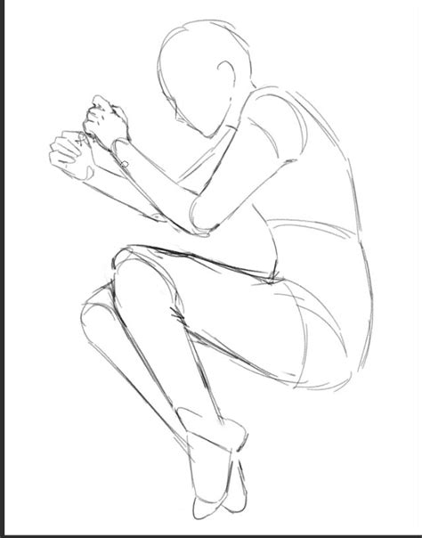 Anime Male Looking Up Pose Reference Mensen Tekenen Kunst Ideeën