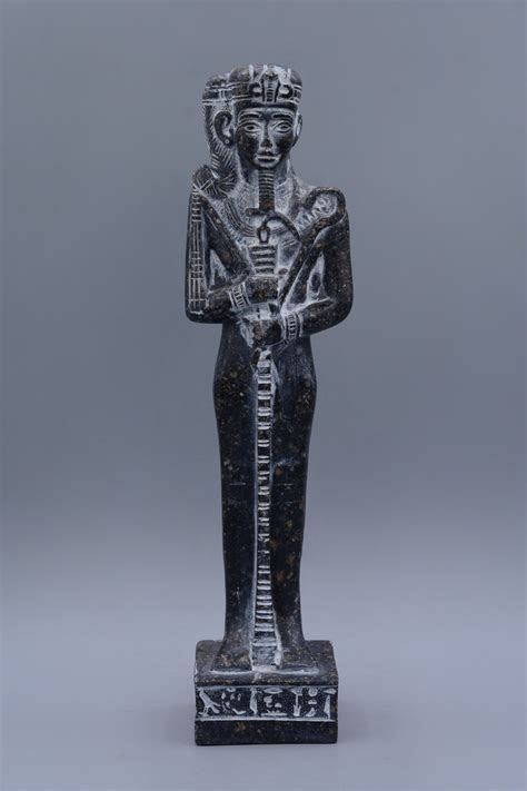 Statue Of Egyptian Moon God Khonsu Granite Stone More Styles Etsy