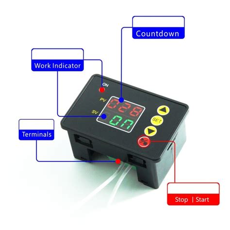 Normally Open Relay Time Controller 12v 24v 110v 2 Grandado