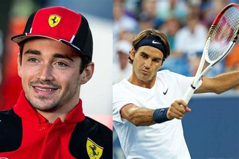 Comparan A Charles Leclerc Con Roger Federer