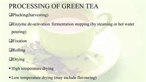 Green Tea Processing Pptx