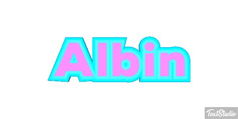 Albin Name Animated  Logo Designs