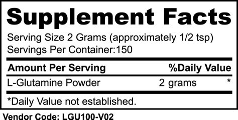 Red Vegan Red Vegan L Glutamine Powder Red Vegan