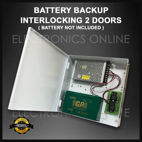 Battery Backup Battery Not Included Interlocking Em Lock Both Doors Are Initially Closed