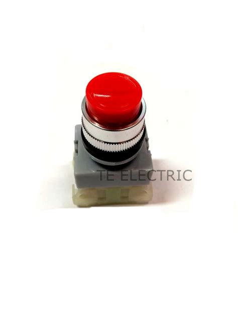 Cikachi 22mm Red Push Button Long Head Apbl 22 Push Button Switch 1no