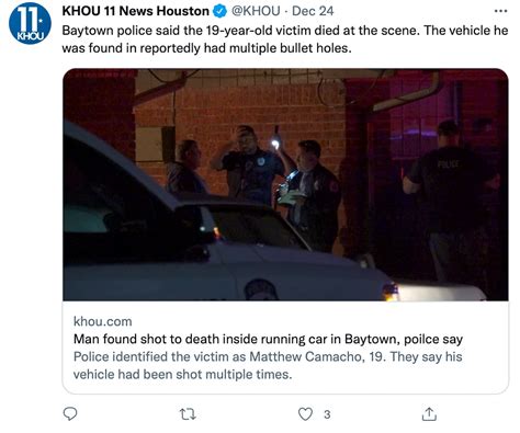 Matthew Camacho Was Shot And Killed In A Mysterious Crime