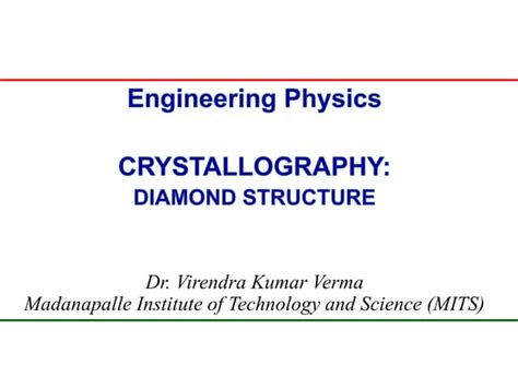 Diamond Cubic Structure Pptx