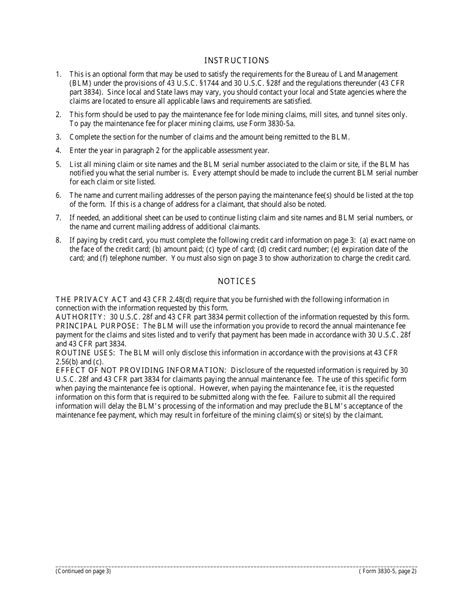Blm Form 3830 5 Fill Out Sign Online And Download Fillable Pdf