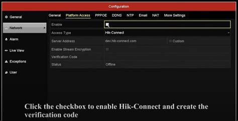 I Do Not Have The Platform Access Tab In My Local Nvr Gui How To