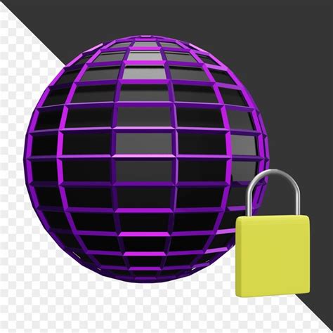 Premium Psd 3d Security Icon