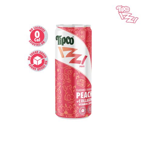 Tipco Izzi รสมิกซ์เบอรี่ รสพีช รสยูซุ รสมะม่วง 6 กระป๋อง 330 Ml Th