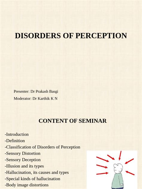 Disorders Of Perception Pdf Hallucination Perception