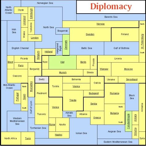 Really Interesting Simple Diplomacy Map Not Mine Rdiplomacy