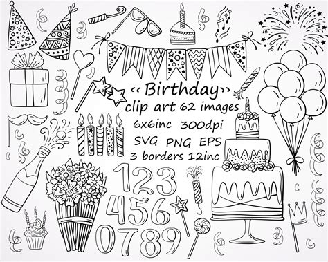 Adult Birthday Borders