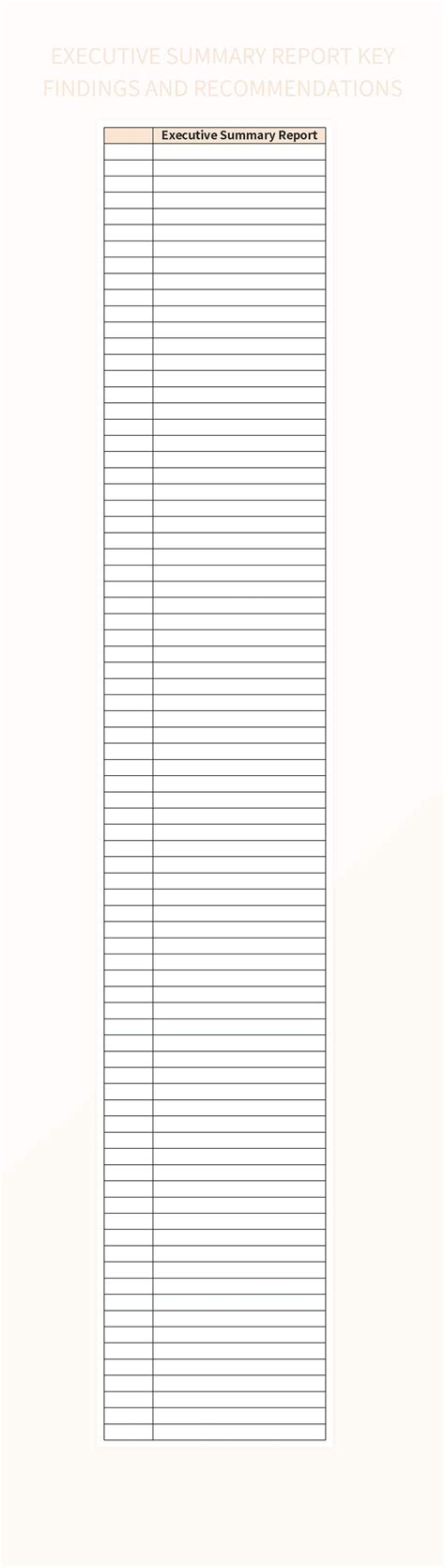 Executive Summary A Concise Overview Of Key Findings And