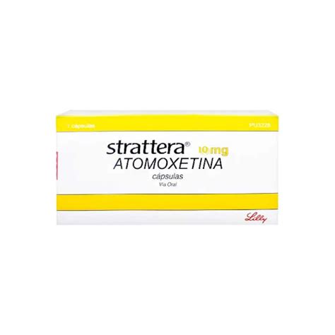 Atomoxetina Strattera 10mg 7 Tabletas Eli Lilly