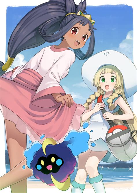 Couzone Cosmog Iris Pokemon Lillie Pokemon Nintendo Pokemon Pokemon Bw2 Pokemon Sm