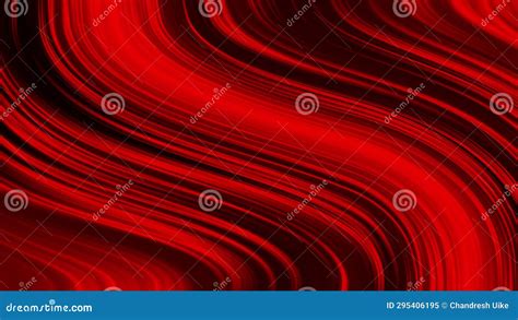 Red Color Wiggling Abstract And Wavy Pattern Background Stock Video