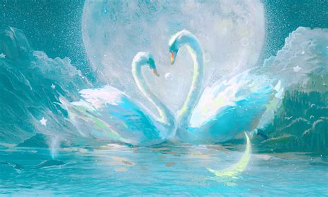 天鹅湖动漫静态壁纸 静态壁纸下载 元气壁纸