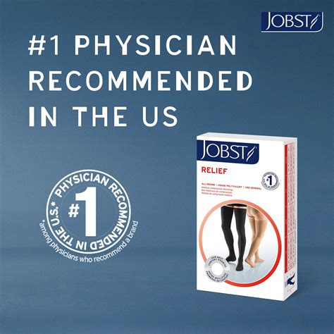 Jobst Relief 20 30 Mmhg Compression Stockings Knee High Closed Toe