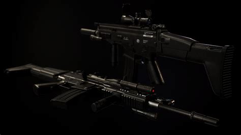 Custom Fn Scar L With Marmoset Viewer