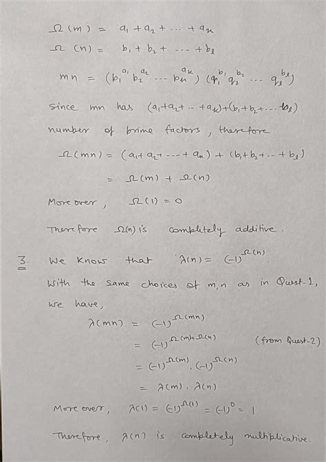 Solved Analytic Number Theory Question Prove The Following Statements 1 The Number Of