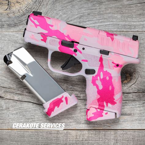 Springfield Hellcat Osp Pink Multicam Cerakote Services