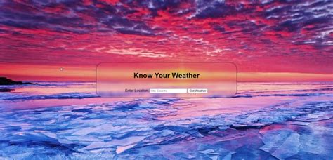 Vedant Pillai On Linkedin Webdevelopment Weatherapp Internshipjourney