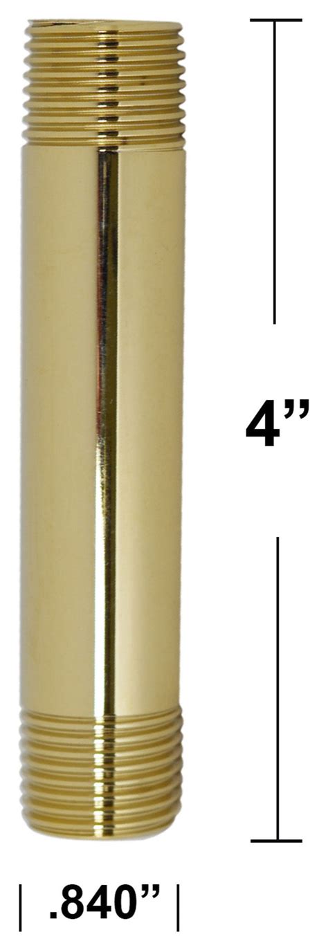 Supply Kit 12 Ips X 38 Od X 15 Corrugated In Polished Brass
