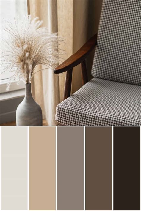Brown Color Palette With Hex Codes And Paint Color Matches
