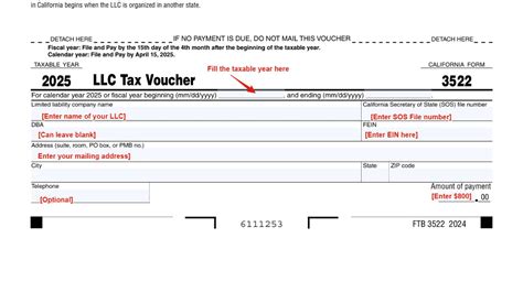 California Form 3522 Filing Instructions Updated Dec 2025