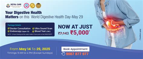Comprehensive Gastro Package Medical Gastroenterology Gastro Checkup Package Royal Care
