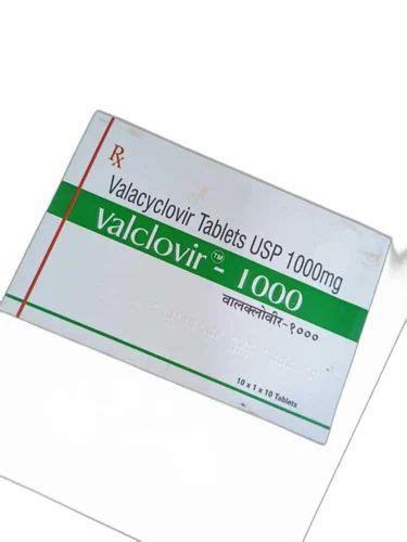 Valacyclovir 1000mg Tablets At ₹ 726stripe In Mumbai Id 27153532248