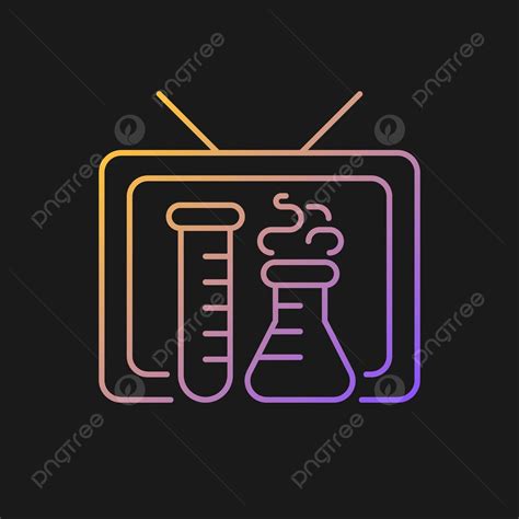 Gradient Vector Icon Designed For Darkthemed Scientific Displays Vector
