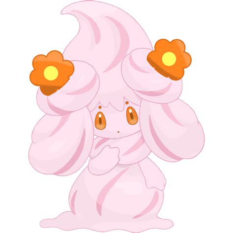 0869 Alcremie Ruby Cream Flower Sweet By Jormxdos On Deviantart