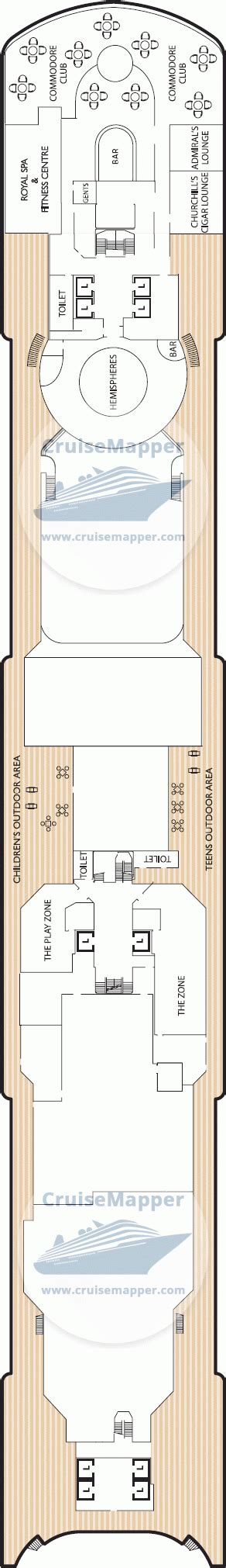 Queen Victoria Deck 4 Plan Cunard Queen Victoria Wwer