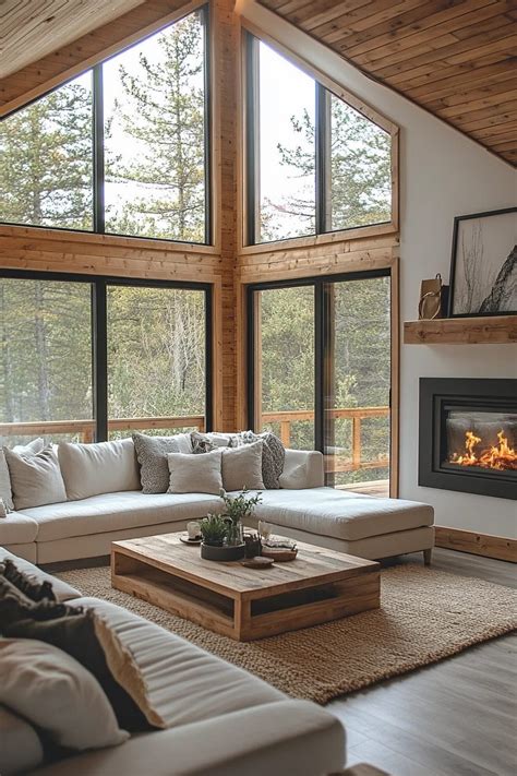29 Little Cabin Living Room Ideas For A Modern Rustic Look Courtneys