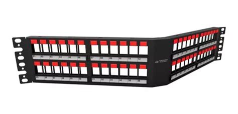 Patch Panel 48 Portas Angular Descarregado 2u Furukawa