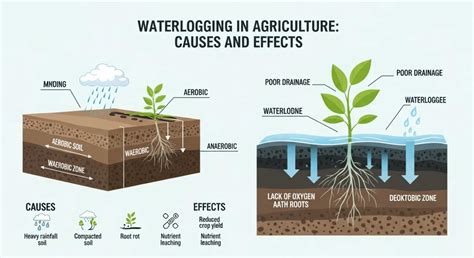 The Impact Of Waterlogging In Agriculture On Crop Yields And Soil