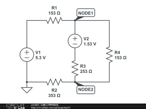 Lab 2 Physics Circuitlab