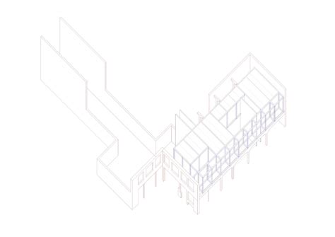 Primary Structure Axonometry Marta And Luciana