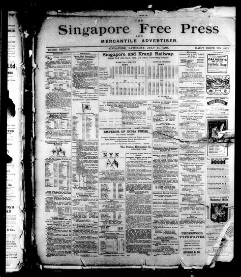 Digital Gems View Singapore Free Press And Mercantile Advertiser 11