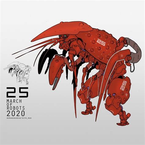 Artstation March Of Robots 2020 Part Ii Dipo Muh Robot Robot